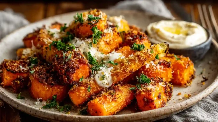35 minutes Parmesan Crusted Carrots – Easy & Crispy Viral Oven Recipe
